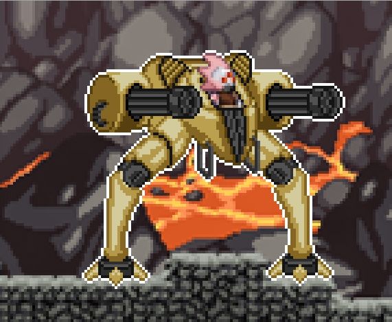 Two legged, modular, open cockpit mech. | Chucklefish Forums