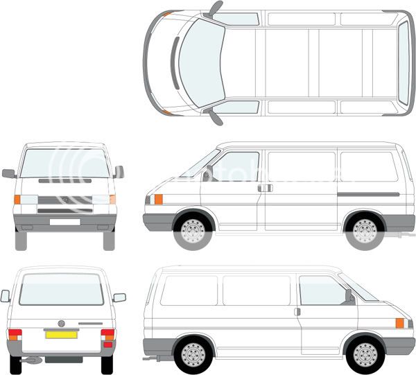 t4 outline drawings | Page 2 | VW T4 Forum - VW T5 Forum