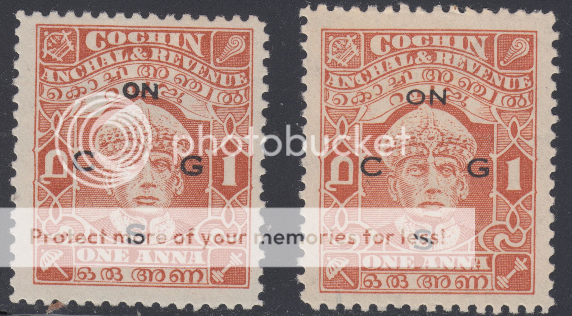 India Cochin State 1 Anna Service Overprint - Stamp Community Forum