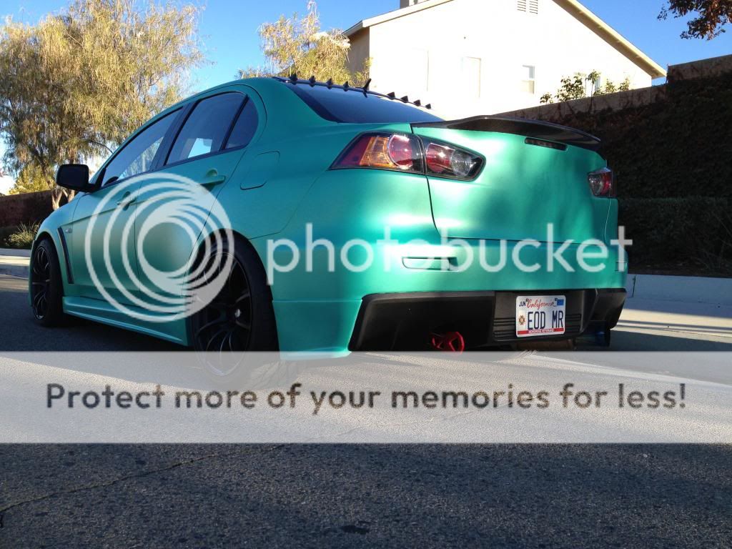 Full Car Dipped Custom Teal | Mitsubishi Lancer Evolution Forum