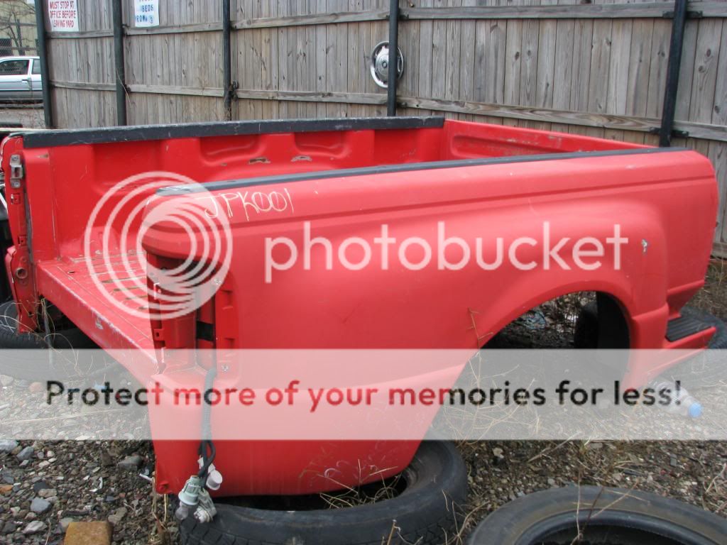 1998-2004 FORD RANGER TRUCK BED TRUCK BOX STEPSIDE ORANGE PRIMED NO ...