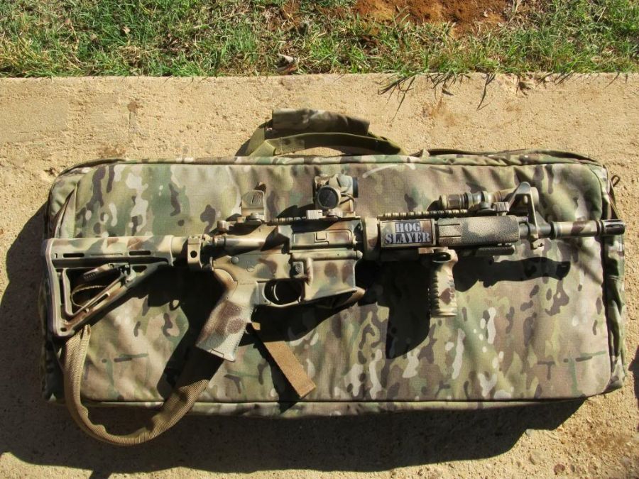 My attempt to Multicam my rifle with spray paint > General Discussion ...